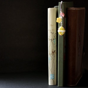 Yellow Easter Egg Bookmark. Polymer Clay Beaded Bookmark. Easter ...