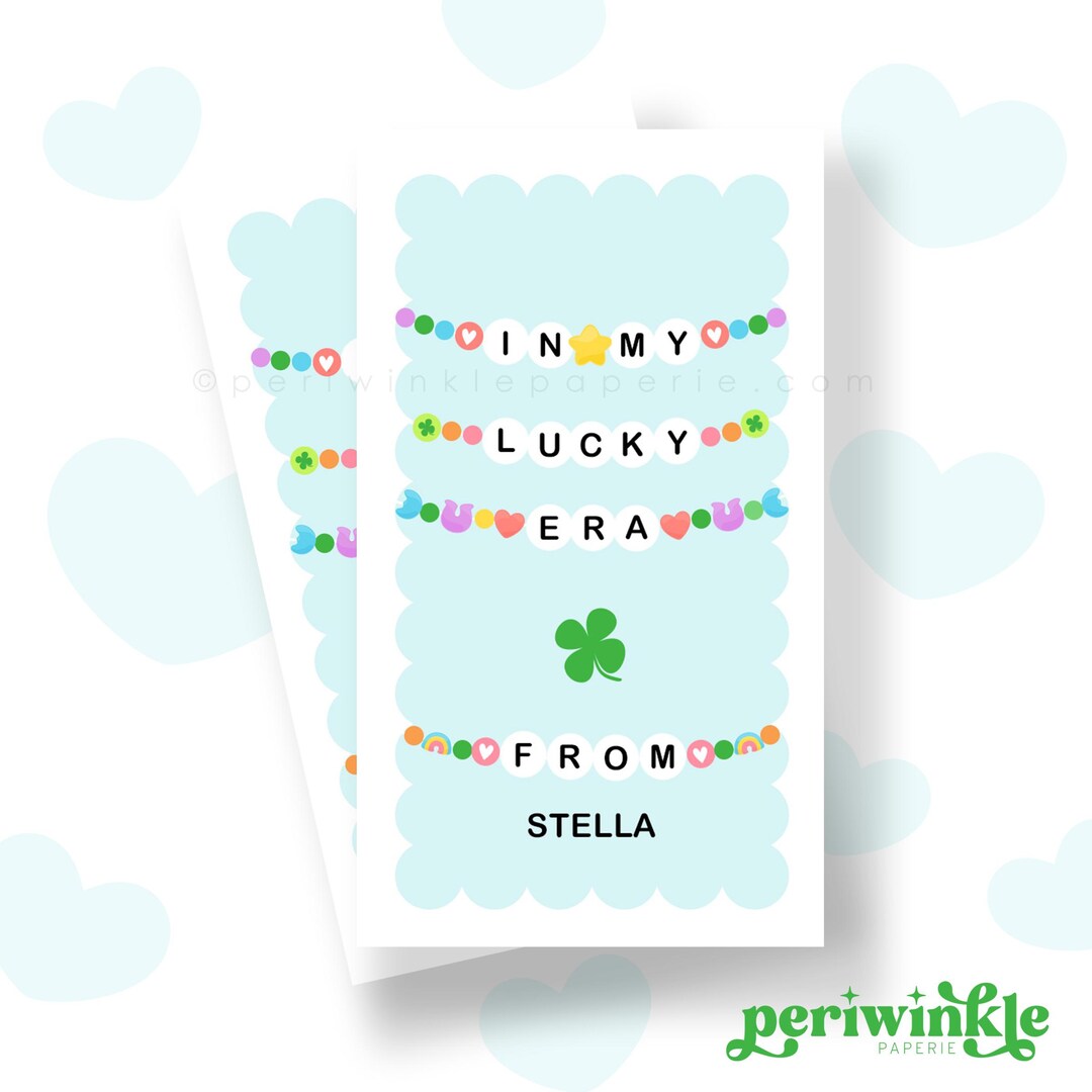 Editable St. Patty's Day Tag, St. Patrick's Day Treat Tag, Lucky Era ...