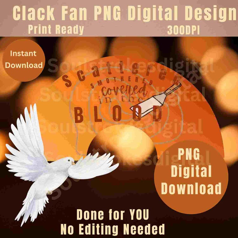 Church Clacker Fan PNG Bundle: Rodeo Line Dance, Christian Scripture ...