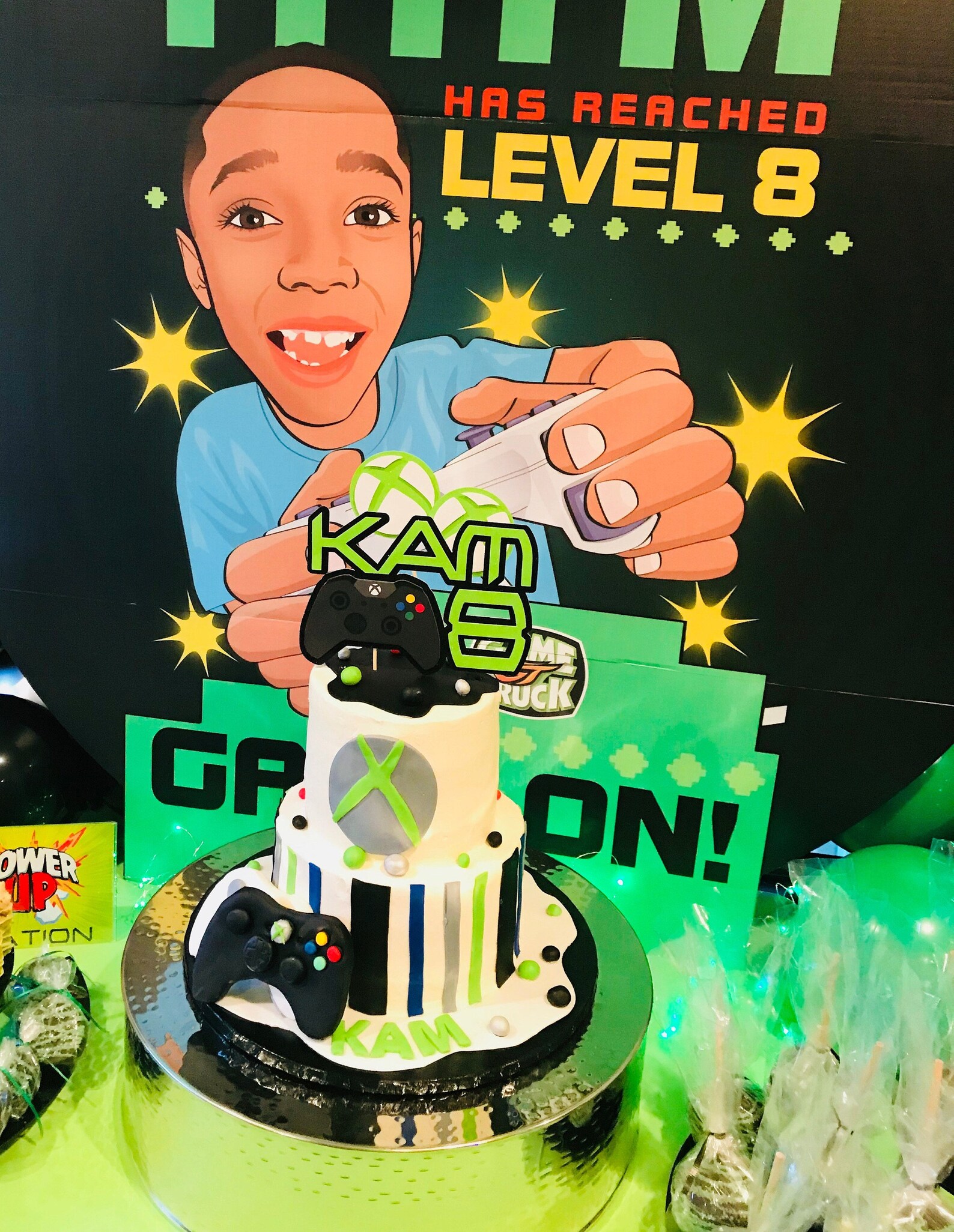 Video Game Birthday Party Table Backdrop Gaming Party | Etsy