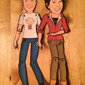 Articulated Paper Doll DIY Kit - Personalized From Your Photos ...