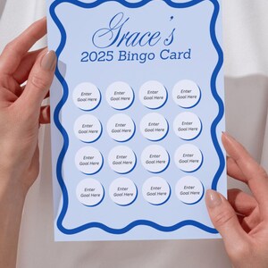 2025 New Year Bingo Card | Fun & Interactive Goal Setting Canva ...