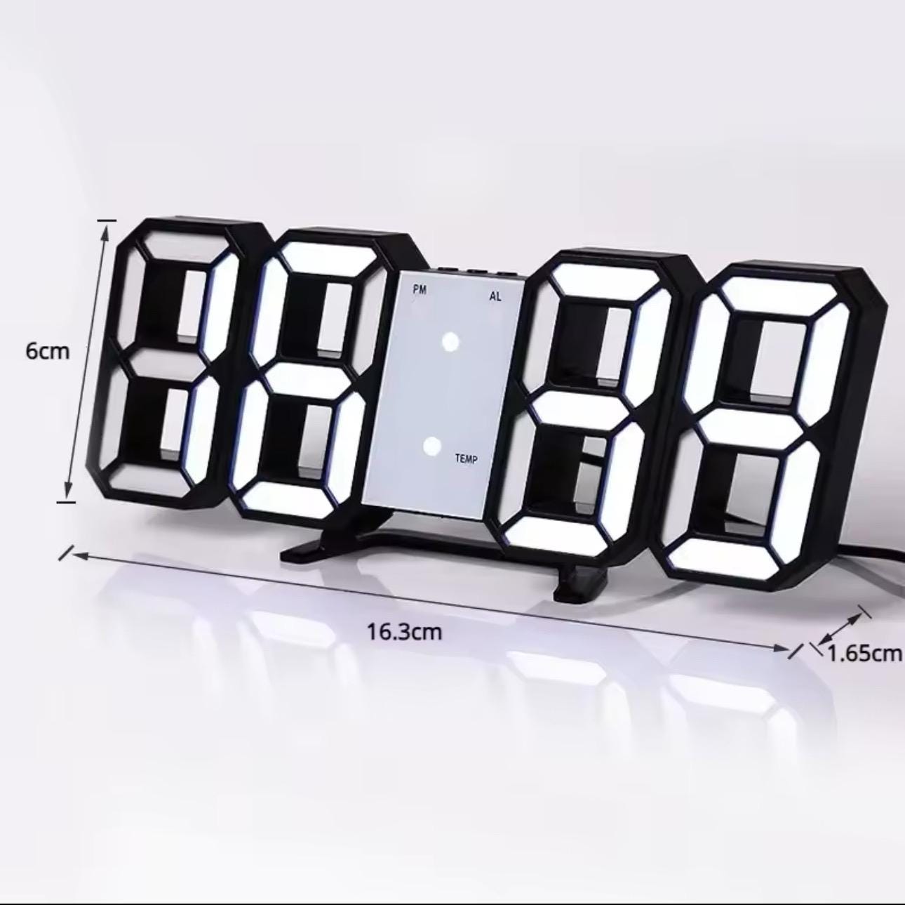 3D LED Digital Clock - Etsy
