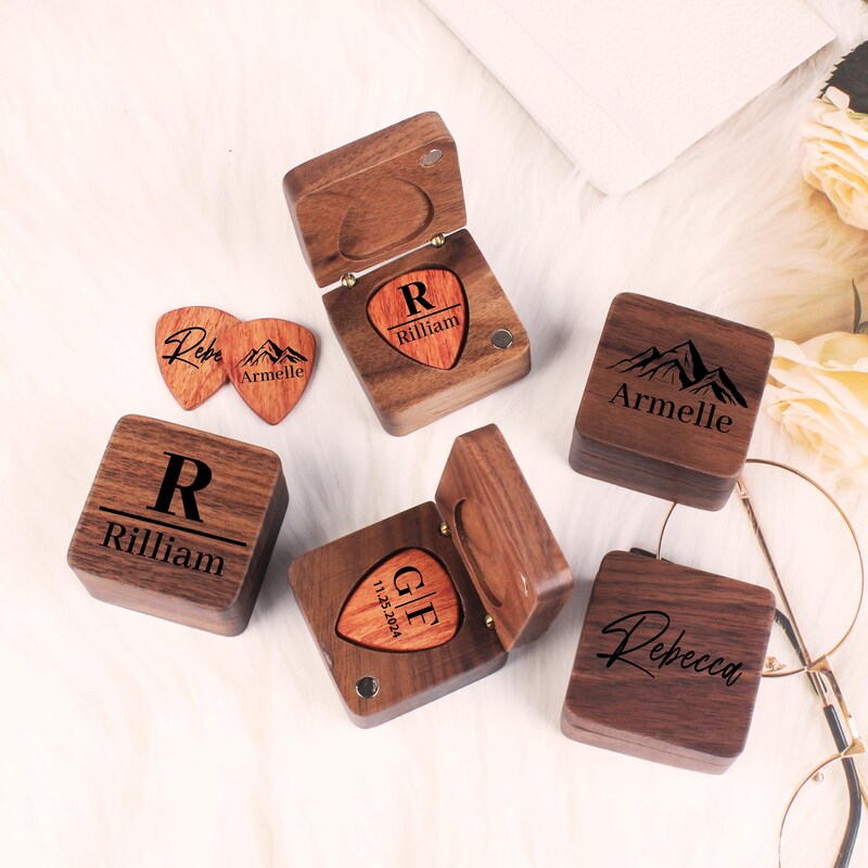 Guitar Pick Box - Etsy