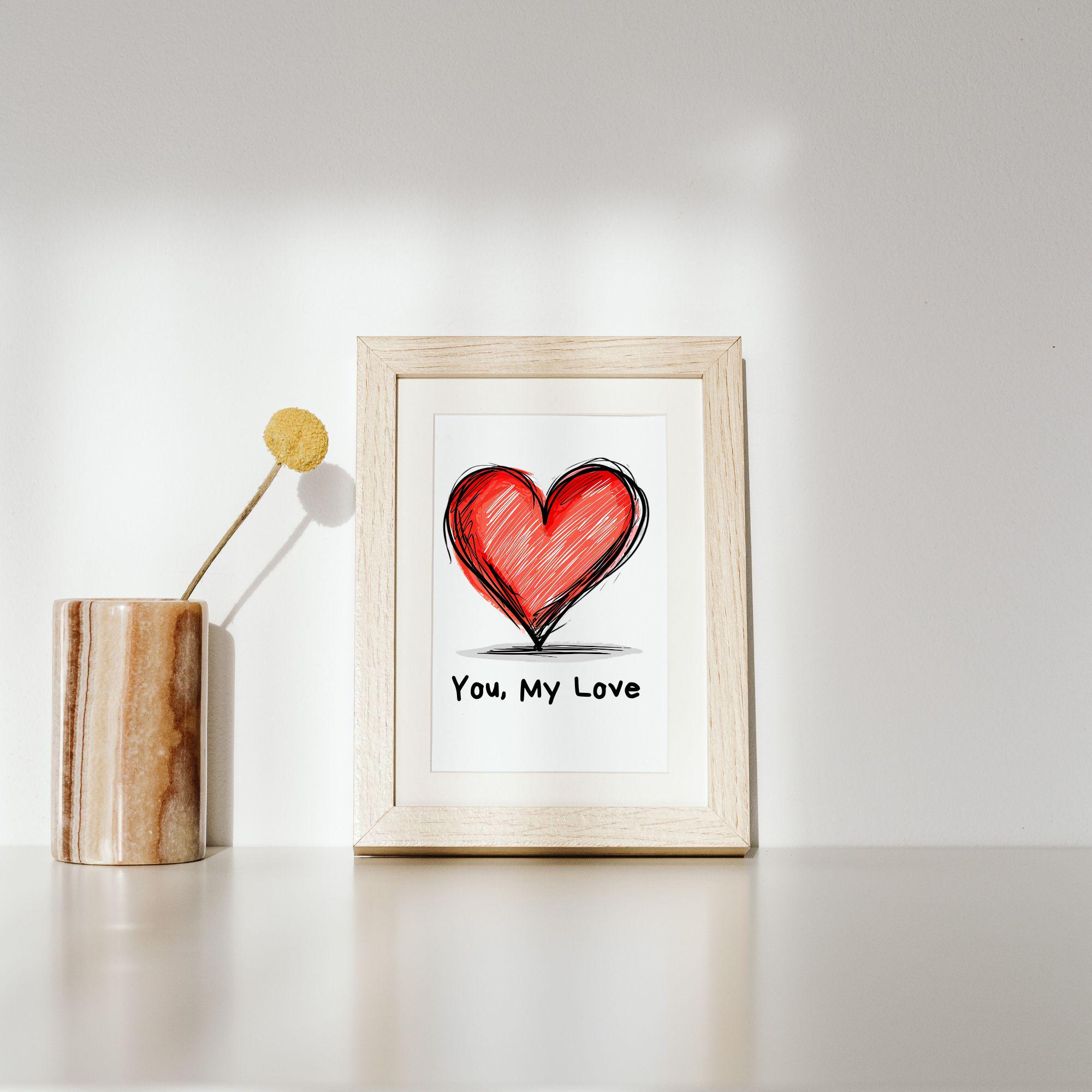 Cute Doodle Hearts Clipart, Watercolor Sublimation Heart Designs ...