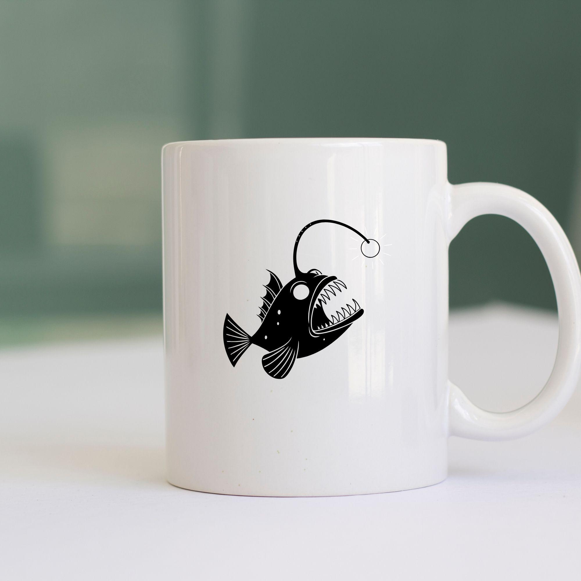 Anglerfish SVG Bundle, Deep Sea Fish Silhouette, Ocean Clipart, Fishing ...