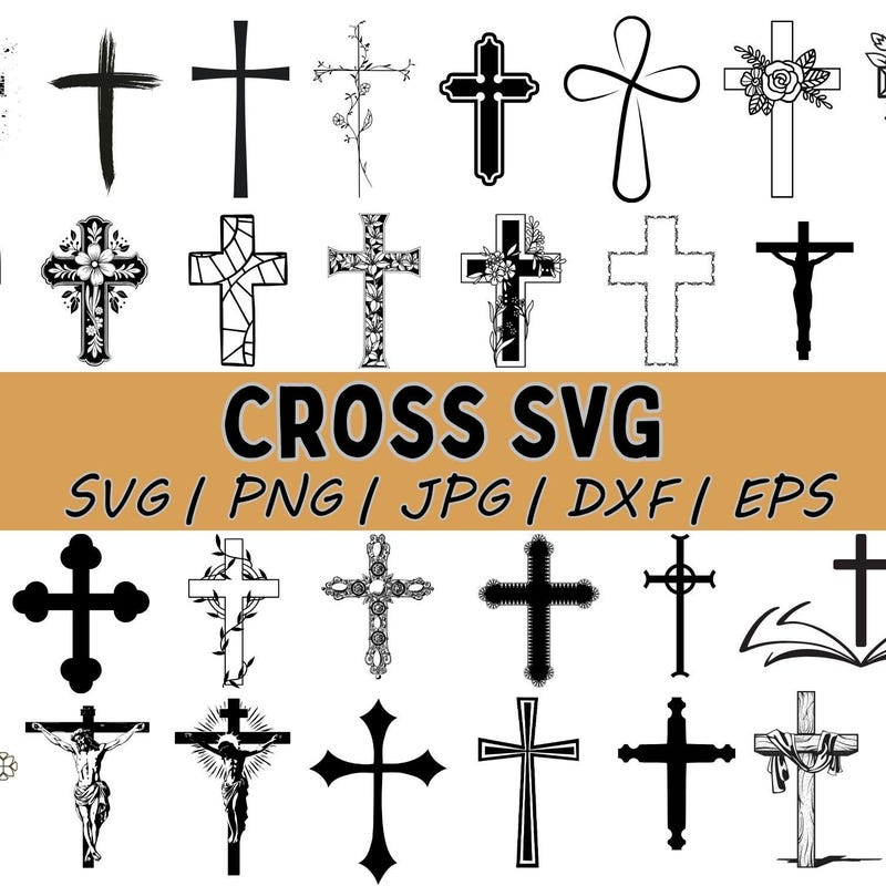 Cross Svg - Etsy