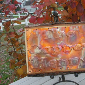 Copper Sign Custom, Name or Phrase Wood Sign, Wedding Sign, Anniversary ...