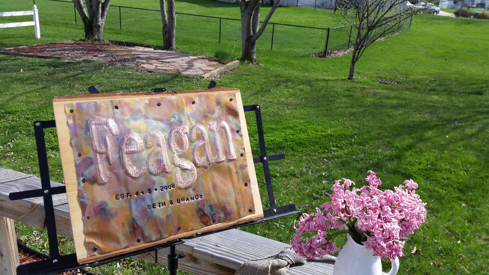 Custom Sign Copper Sign Barn Wedding Homebrew Sign Man | Etsy