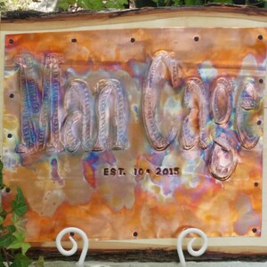 Outdoor Kitchen Sign, Copper Sign, Wedding Sign Custom, Anniversary ...