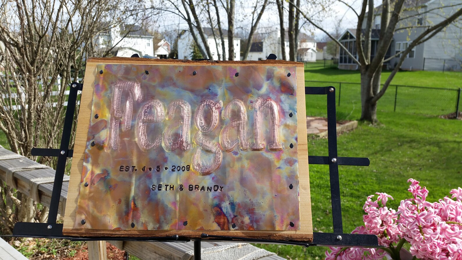 Custom Sign Copper Sign Barn Wedding Homebrew Sign Man | Etsy