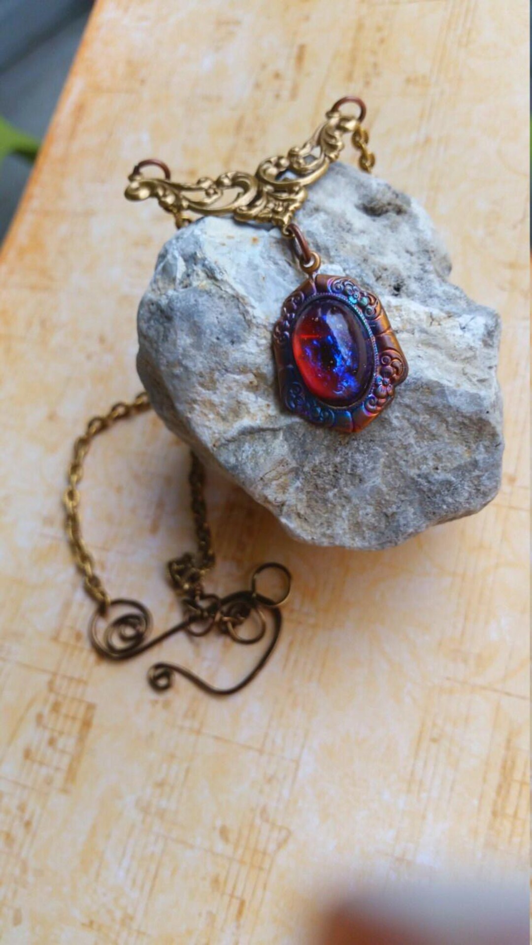 Kiss of Magic Necklace, Ren Faire, Dragon Breath, Enchanted, Wedding ...