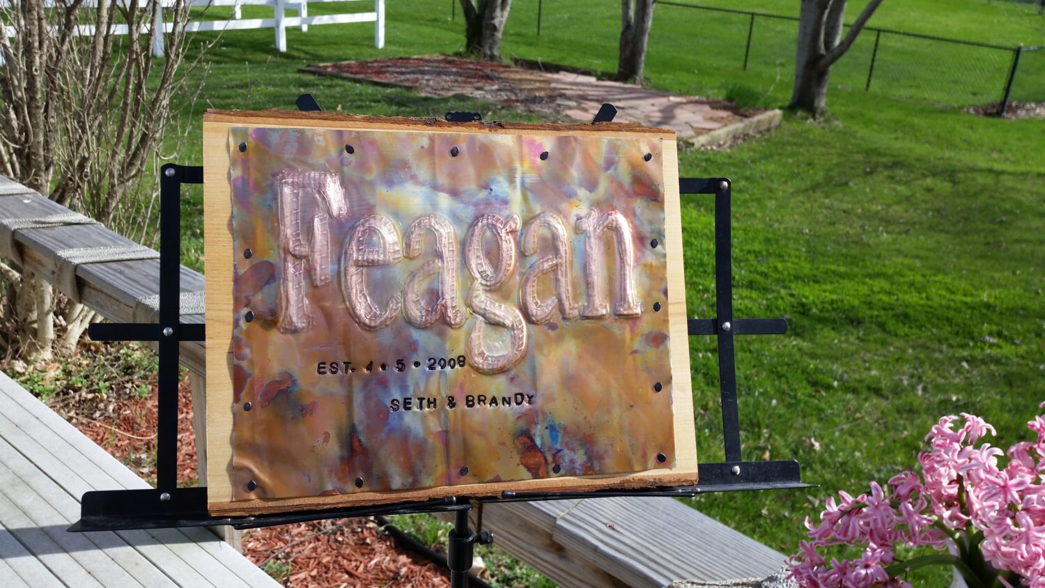 Copper Sign Father's Day Gift Homebrew Sign Barn | Etsy