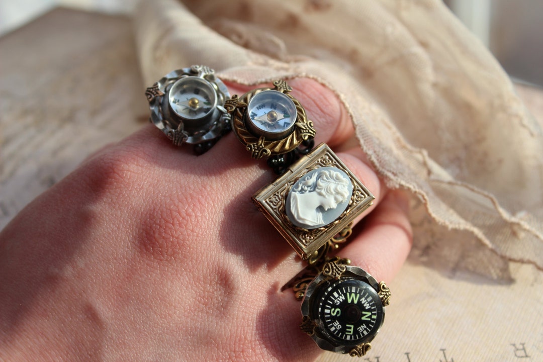 Compass Ring, Compass Jewelry, Nautical Wedding, Weddings, Jewelry ...