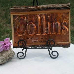 Copper Sign Custom, Name or Phrase Wood Sign, Wedding Sign, Anniversary ...