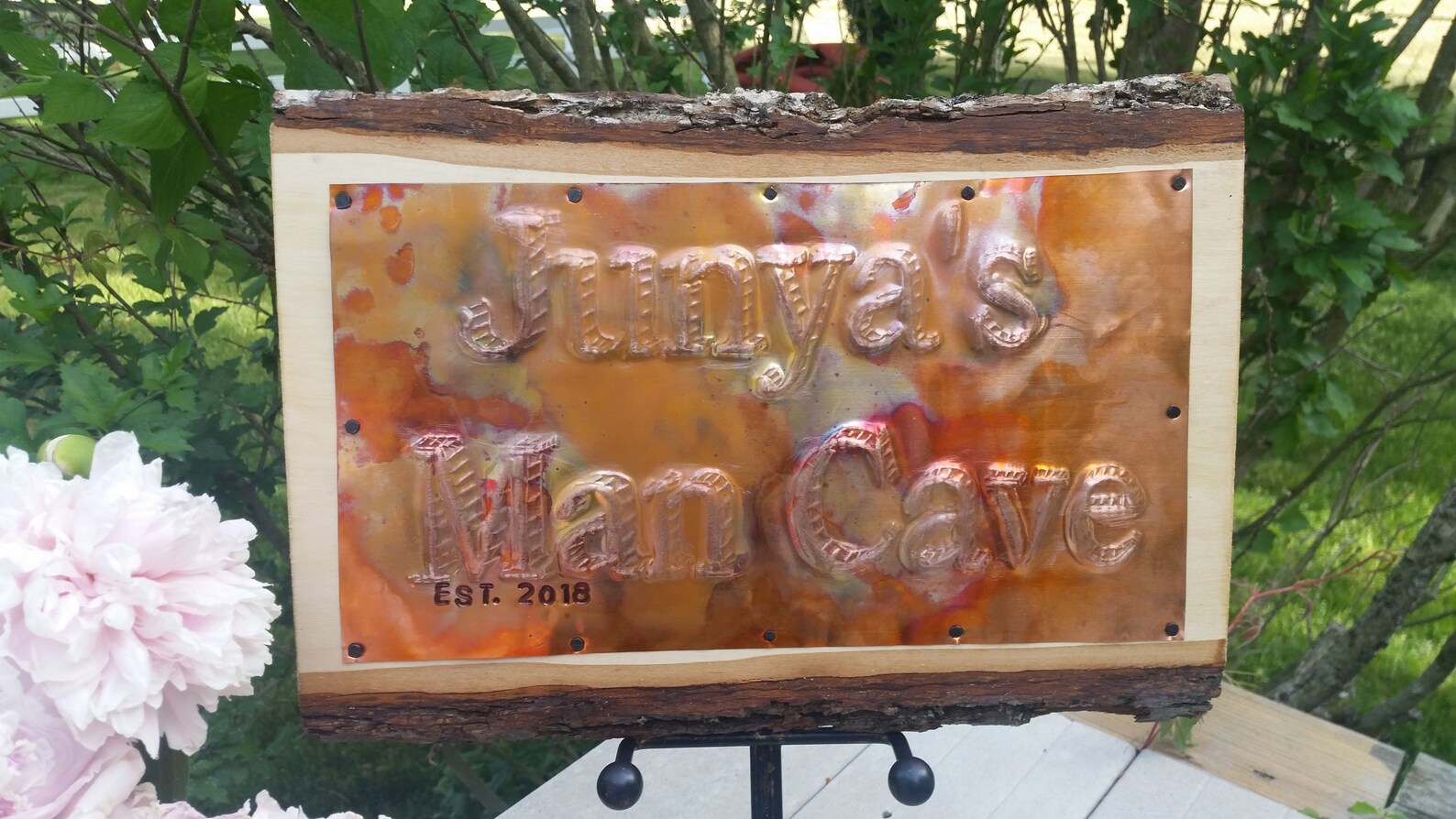 Outdoor Kitchen Sign, Copper Sign, Wedding Sign Custom, Anniversary ...