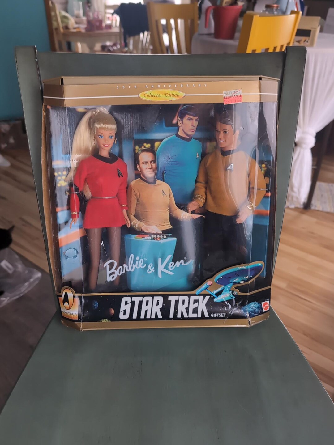 Star Trek 30th Anniversary Gift Set 1996 Vintage Captain Kirk ...