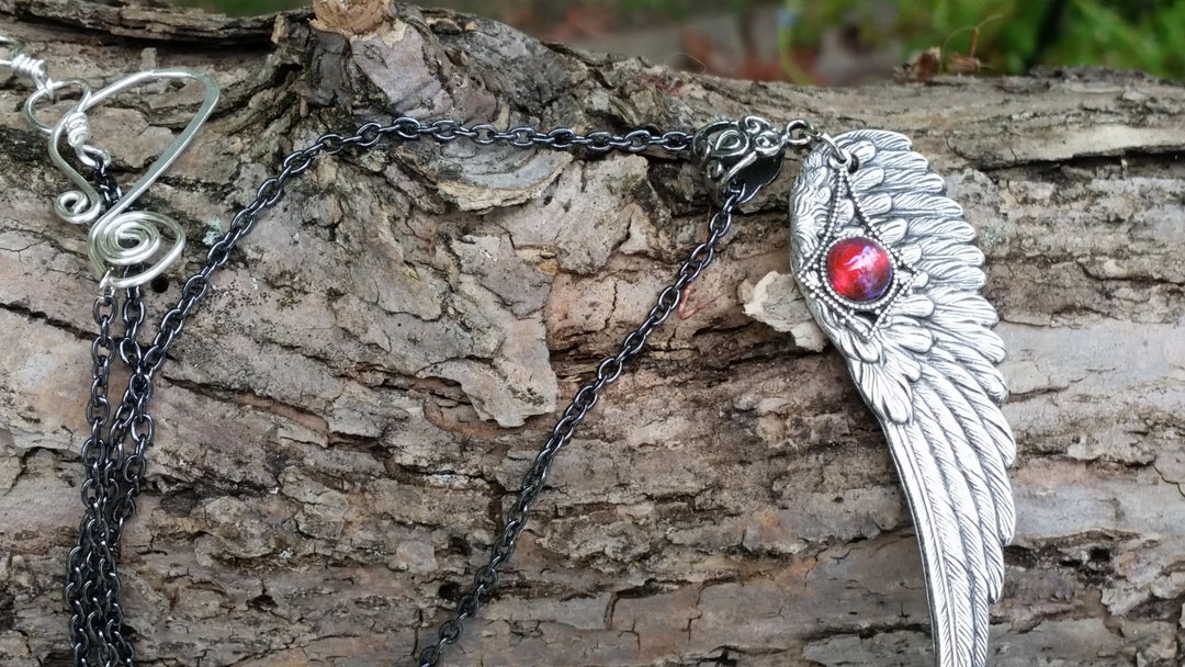 Your My Valentine Angel, Save Me Valentine, Angel Wing Necklace, Dragon ...