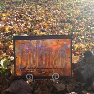 Copper Sign, Wood Sign, Wedding Sign, Custom Sign, 7th Anniversary ...