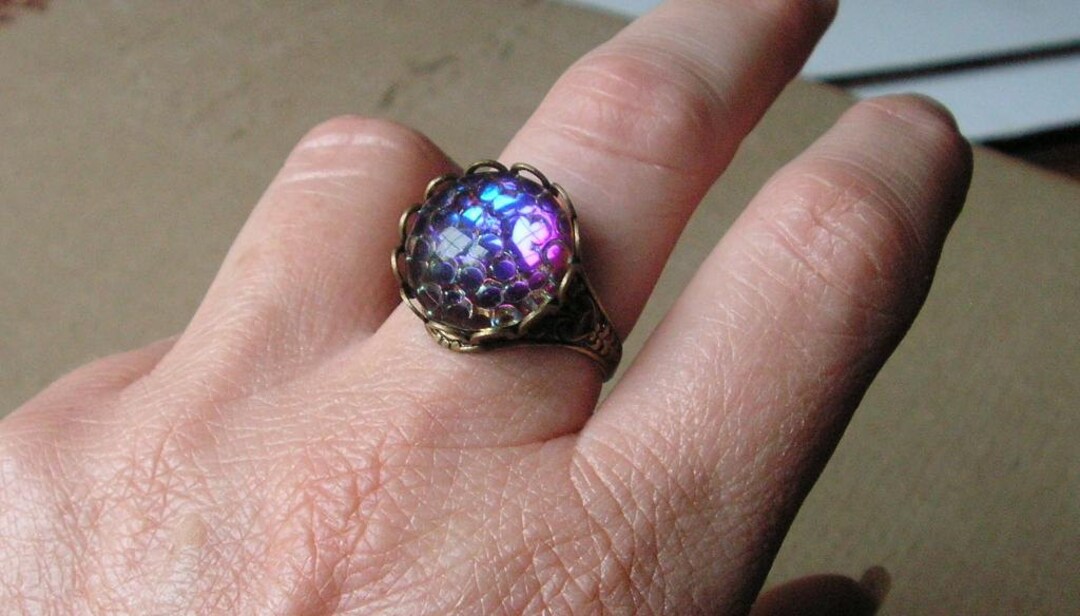 Dragon Scales Ring, Dragon Skin Ring, Vintage Ring, Medieval Ring ...