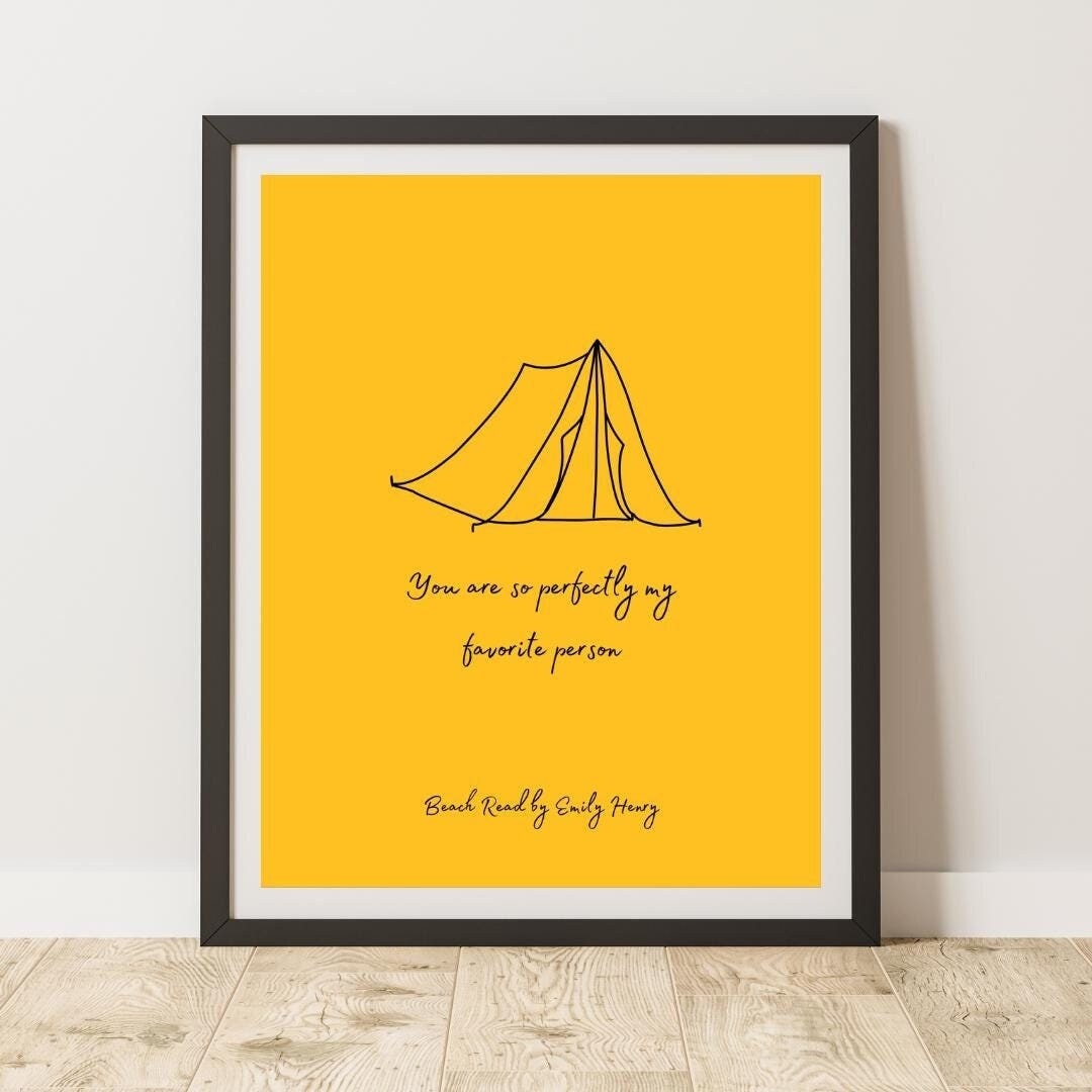 Emily Henry Beach Read Poster | Instant Digital Download Print | Romcom ...