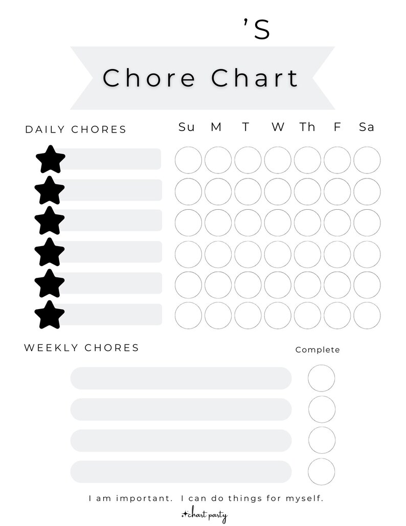 Kid's Daily Task Chart, Morning and Evening Tasks, AM and PM Task Chart ...