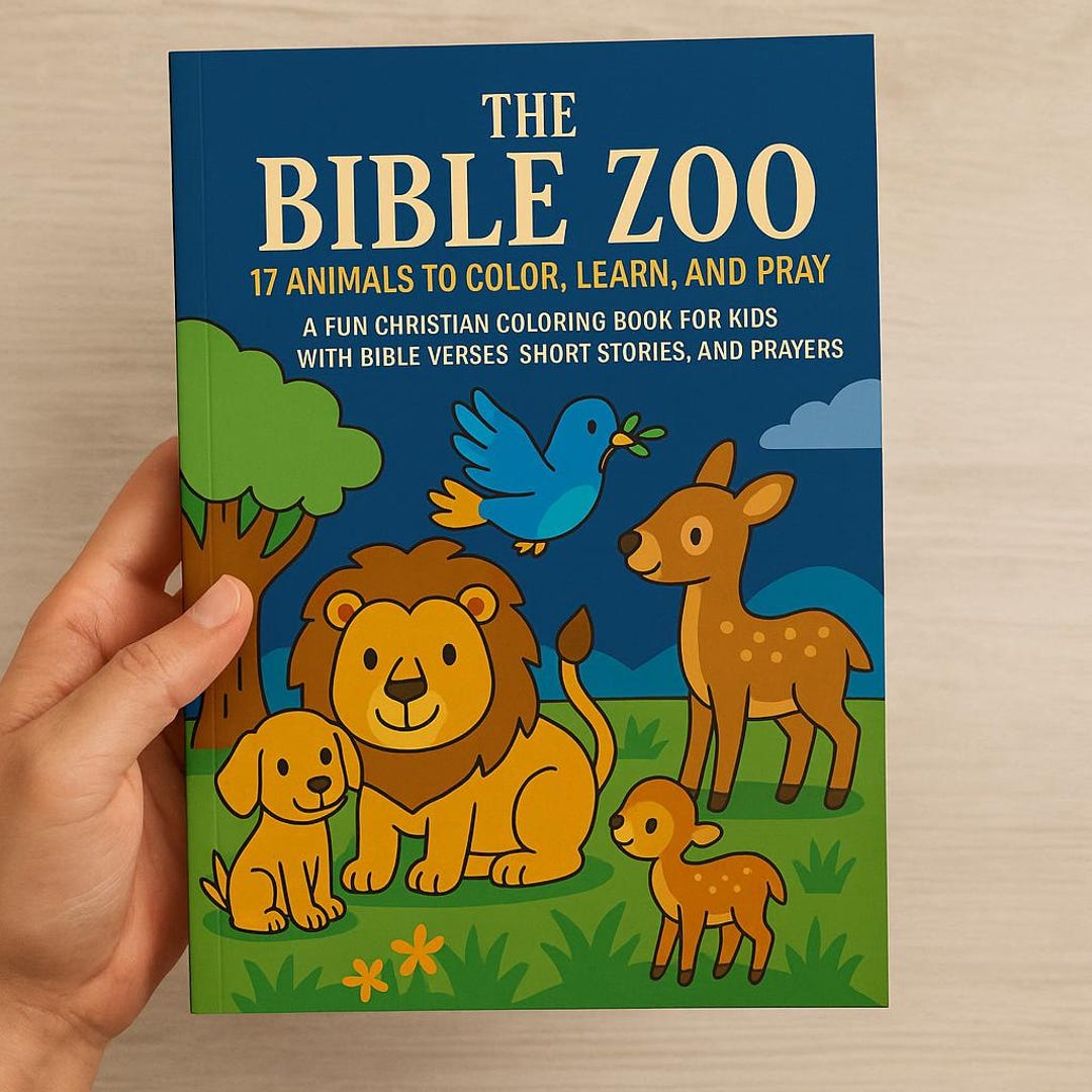 The Bible Zoo: 17 Animals to Color, Learn, and Pray - Etsy
