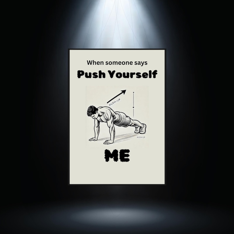 Motivational Poster Push - Etsy UK