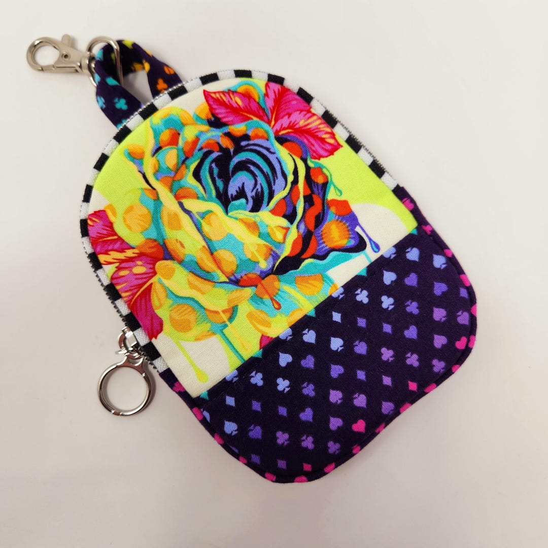 Tula Pink Curiouser Rose Queen | Mini Backpack | Keychain Bag Charm ...