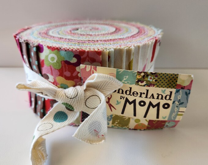 Wonderland | Momo | Moda Fabrics | Jelly Roll 32100 - Etsy