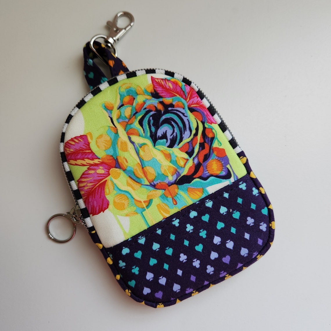 Tula Pink Curiouser Rose Queen Mini Backpack Coin Card Holder - Etsy