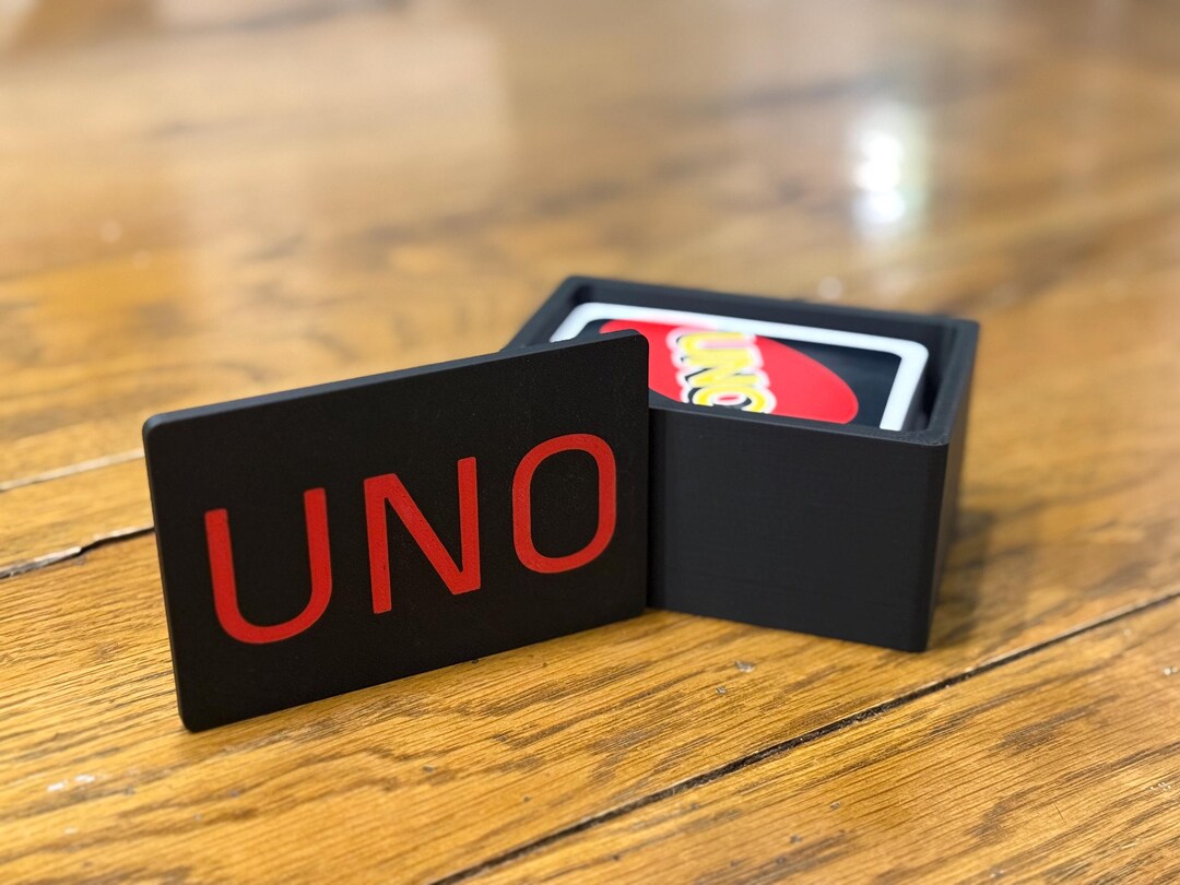 Personalized UNO Card Holder Box (with Cards) - Etsy