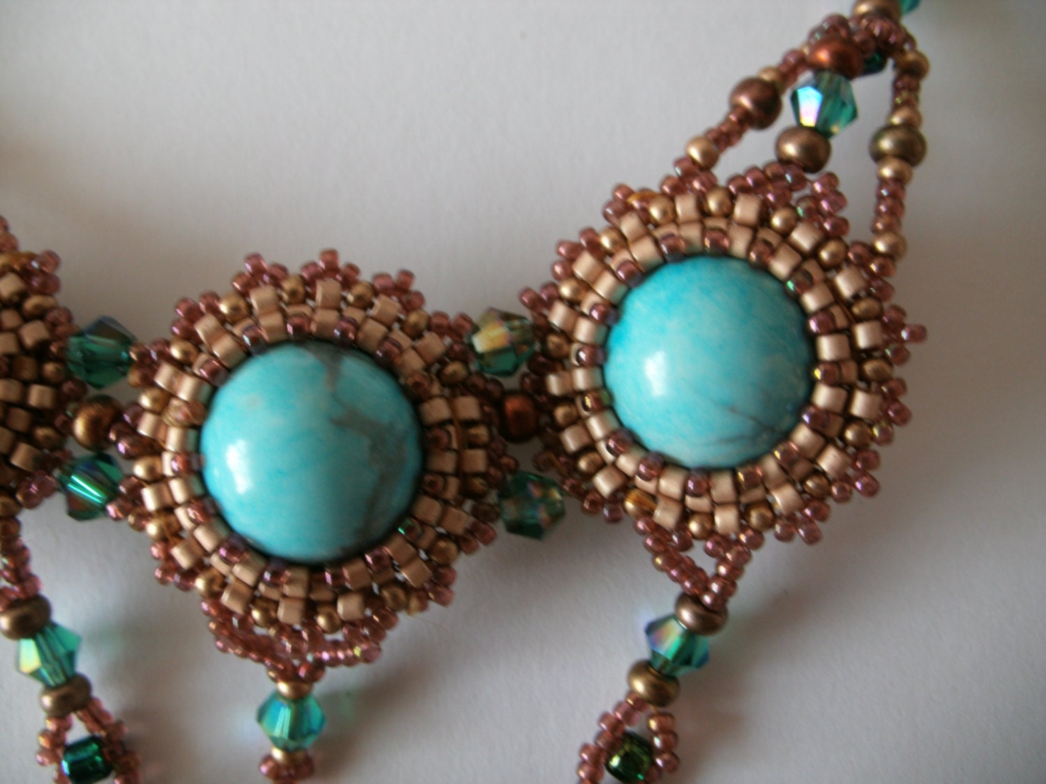 Neptune Beaded Necklace - Etsy