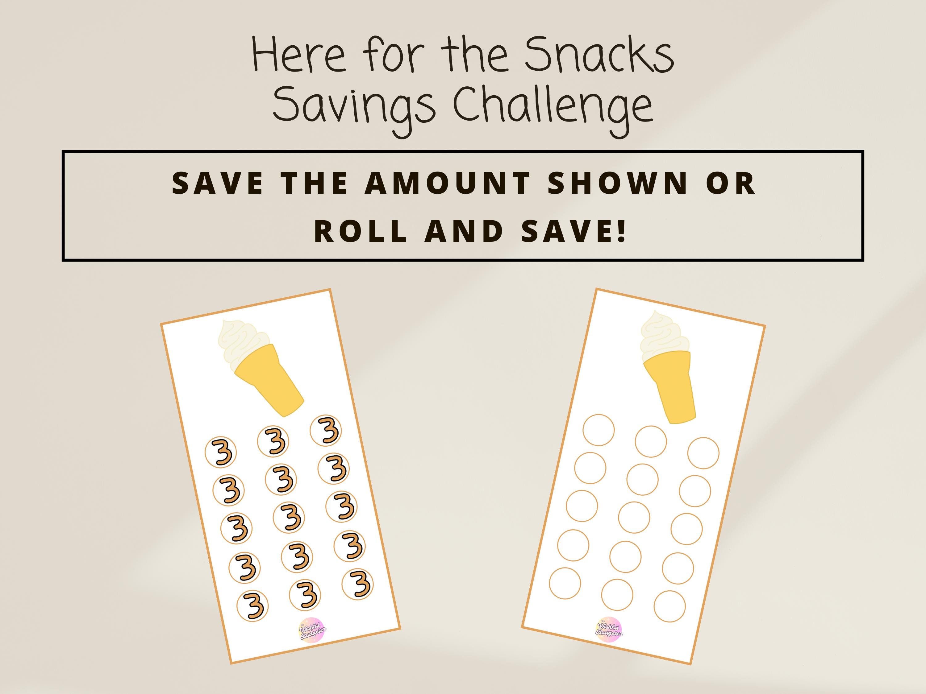 Disney Themed Low Income Savings Challenge Here for the Snacks Full Set ...