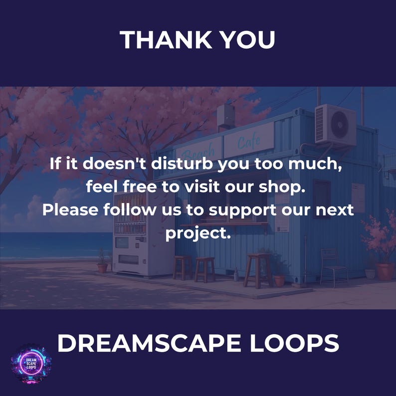 Anime Beach Loop Video | Sakura, Vending Machine (digital Download ...