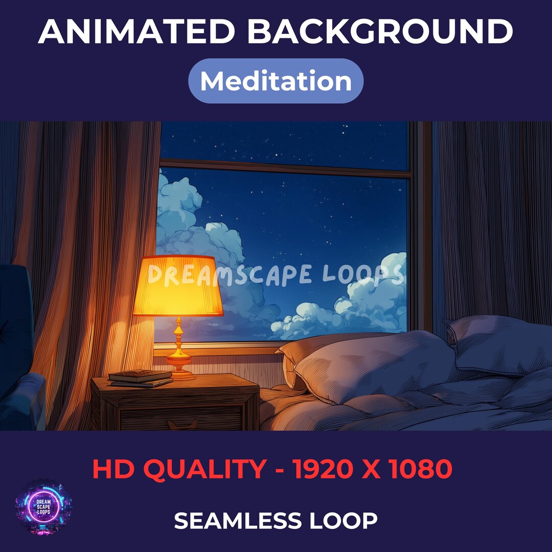 Soft Sky Animated Background – Calming Video Loop for Meditation or ...