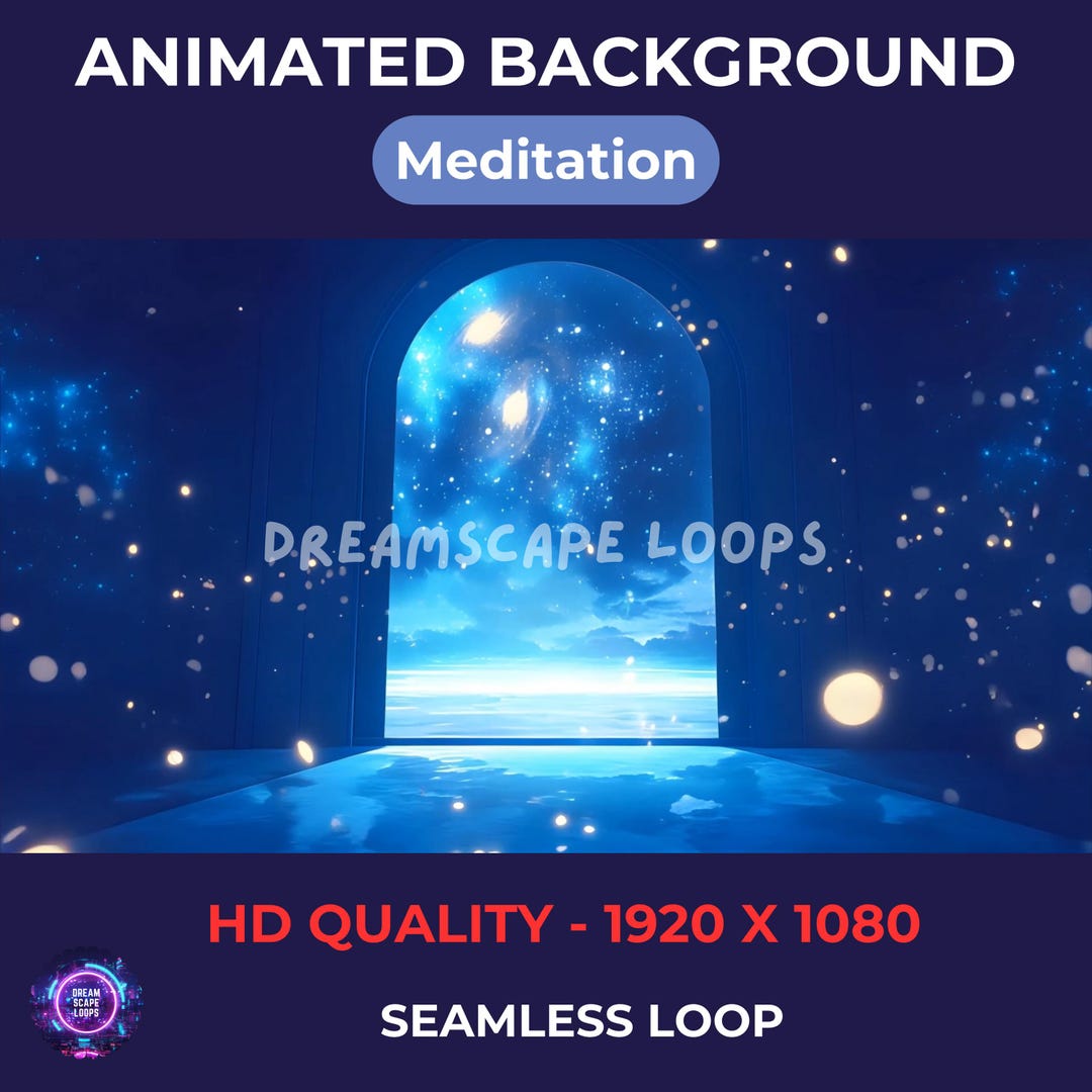 Celestial Portal Loop | Fantasy Meditation Video Background for ...
