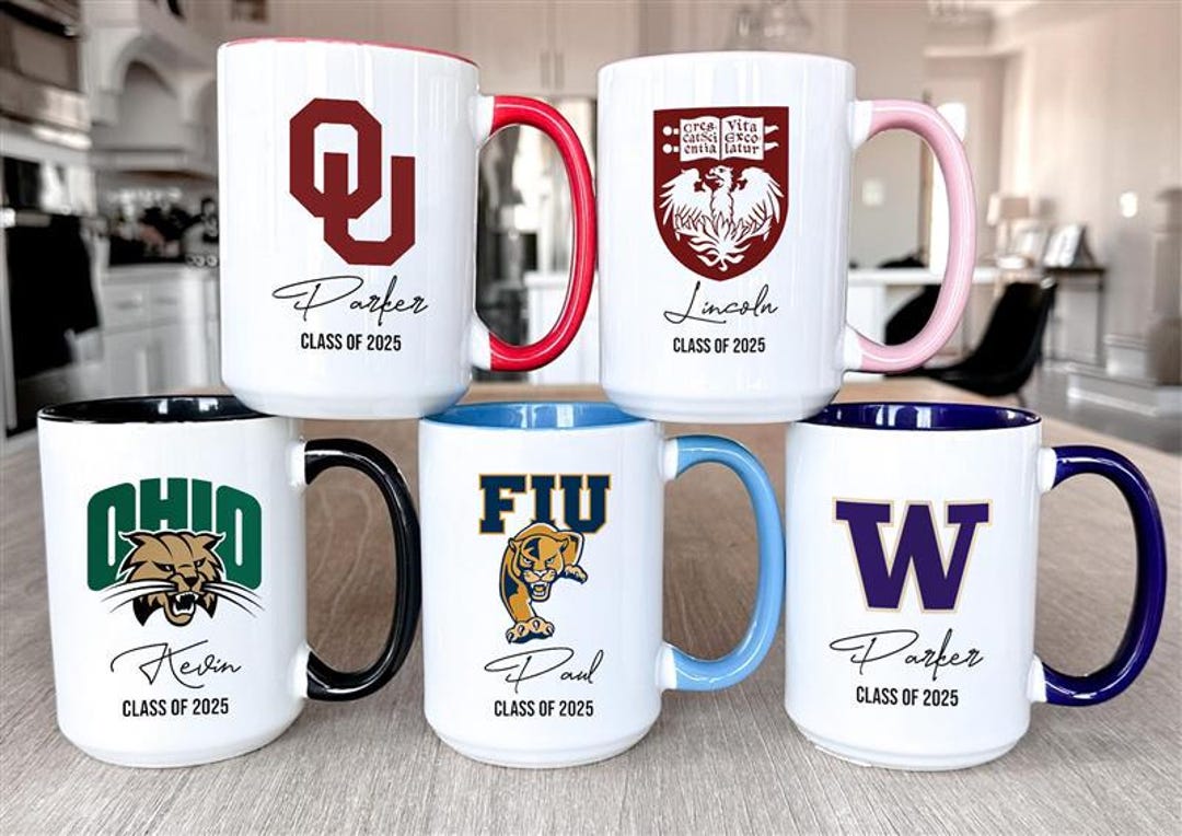 Custom Graduation Gift, Custom University Logo, Graduation for Her ...