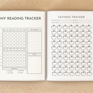 Six Complete Pre-made Bullet Journal Pages Instant Download - Etsy