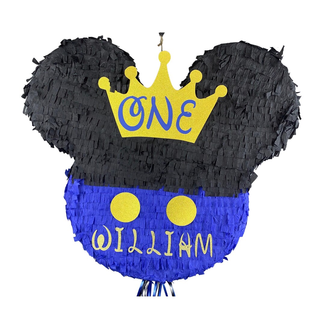 Mickey Mouse ROYAL PRINCE Piñata Handmade & Personalized - Etsy