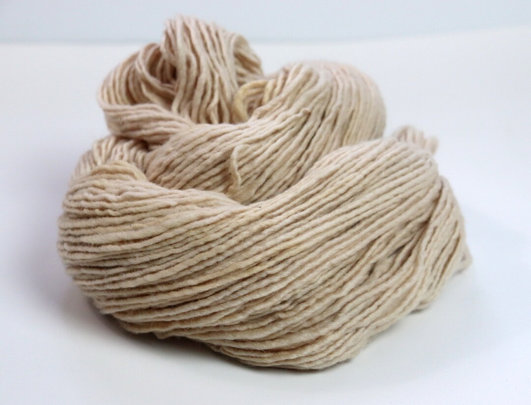 Hand Dyed Worsted Wool Yarn: Woad Pink, Botanical Eco Yarn - Etsy