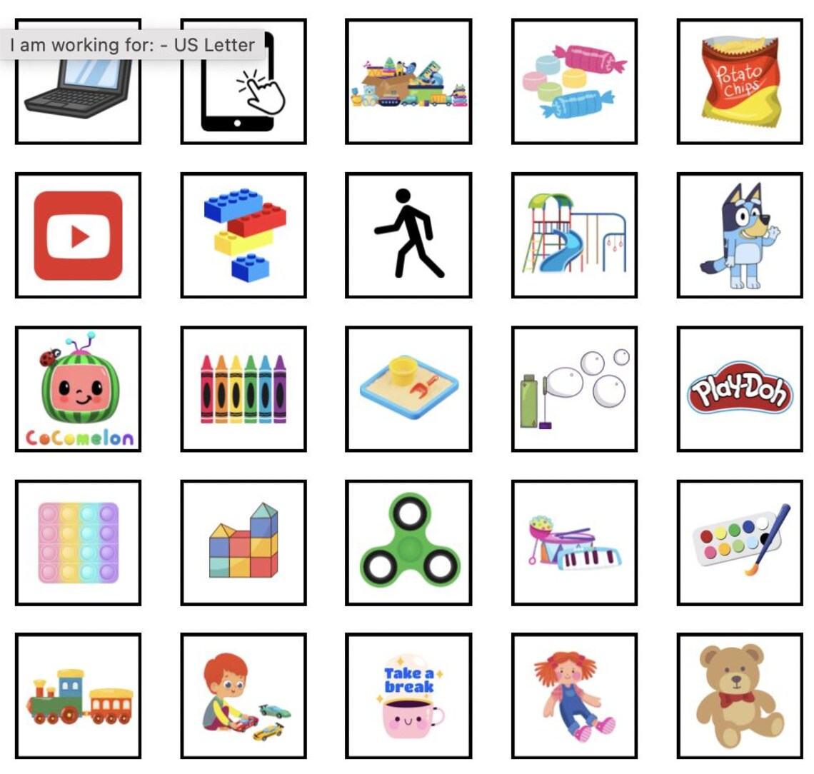 Ocean Theme Token Board - Etsy