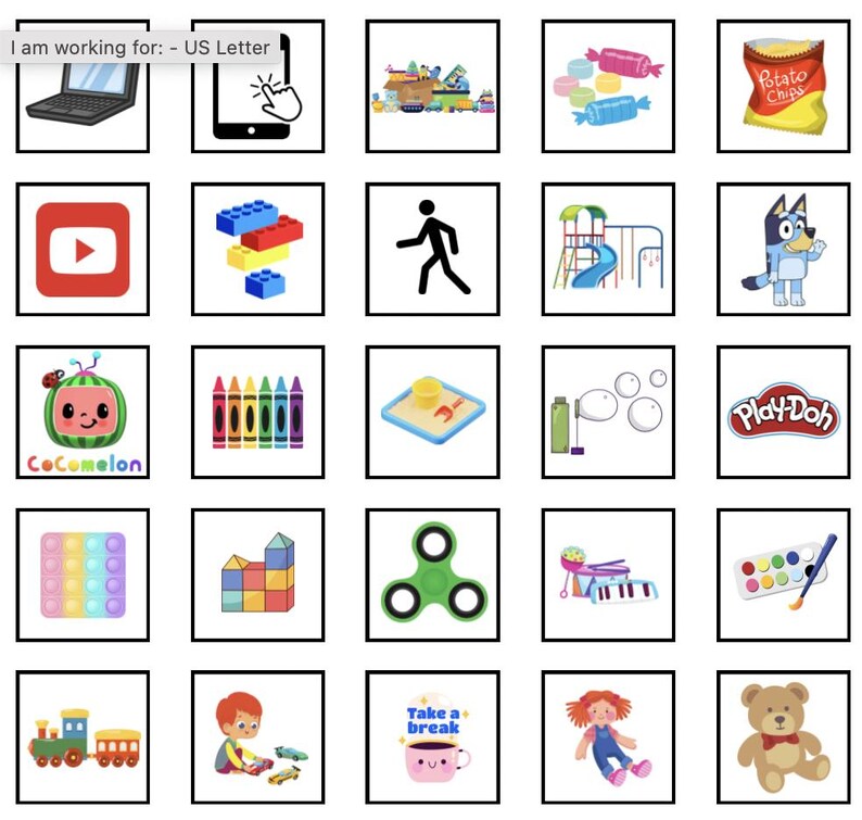 Ocean Theme Token Board - Etsy