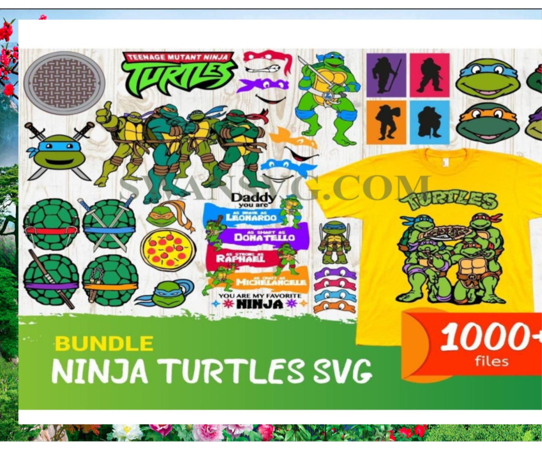 Ninja Turtle Bundle Svg, Trending Svg, Ninja Svg - Etsy