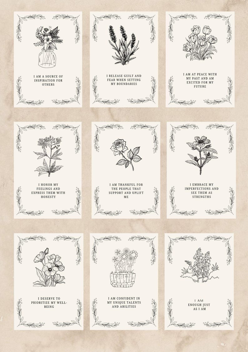 31 Affirmations for Every Day - Etsy