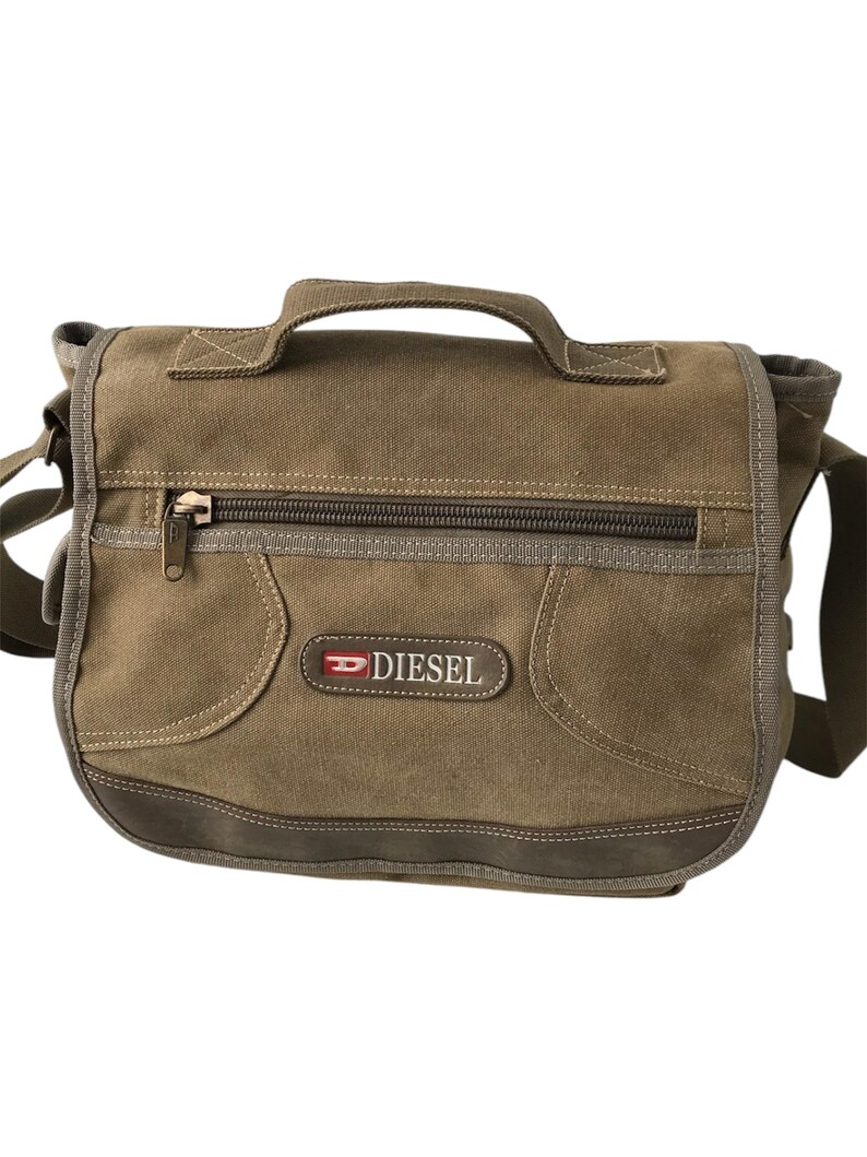 DIESEL Rare Vintage Shoulder Bag Military Multipocket Cargo Utility ...