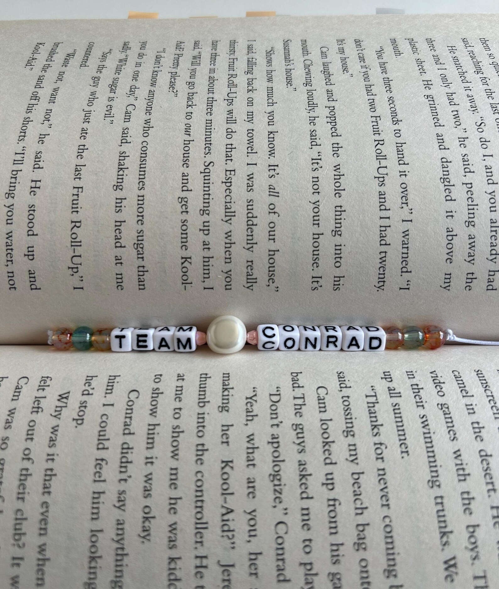 Handmade the Summer I Turned Pretty Bookmark. Team Conrad & Team ...