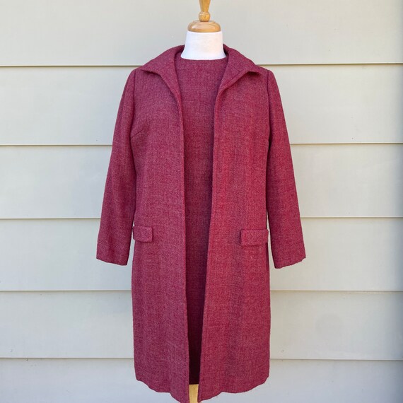 1960s Matching Wool Coat & Dress - Gem