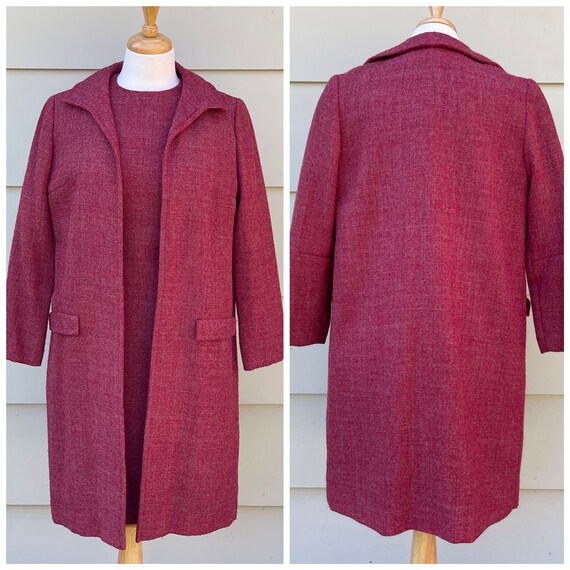1960s Matching Wool Coat & Dress - Gem