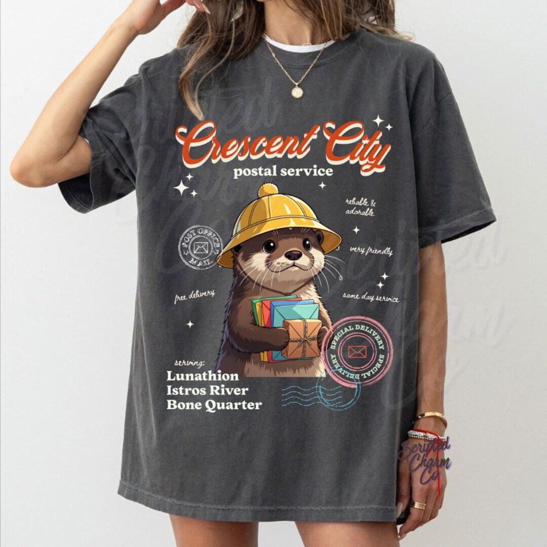 Crescent City Postal Service Otter Shirt | SJM Fan Birthday Gifts ...